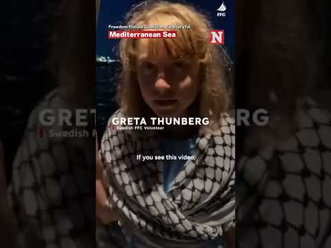 Greta Thunberg Deported by Israel After Protest Vessel Headed To Gaza Seized