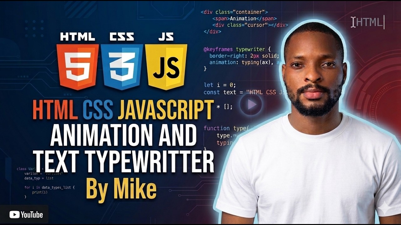 Build a Beautiful Gradient + Typewriter Effect with HTML CSS JavaScript