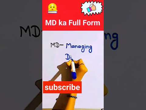 Full Form of MD || #md #trending #shorts #gk