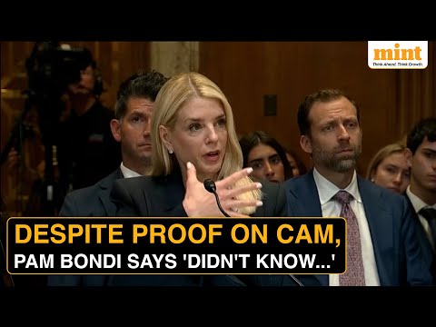 Pam Bondi Flatly DENIES Knowing ICE Agents Wore Masks During Raids Despite Video Evidence