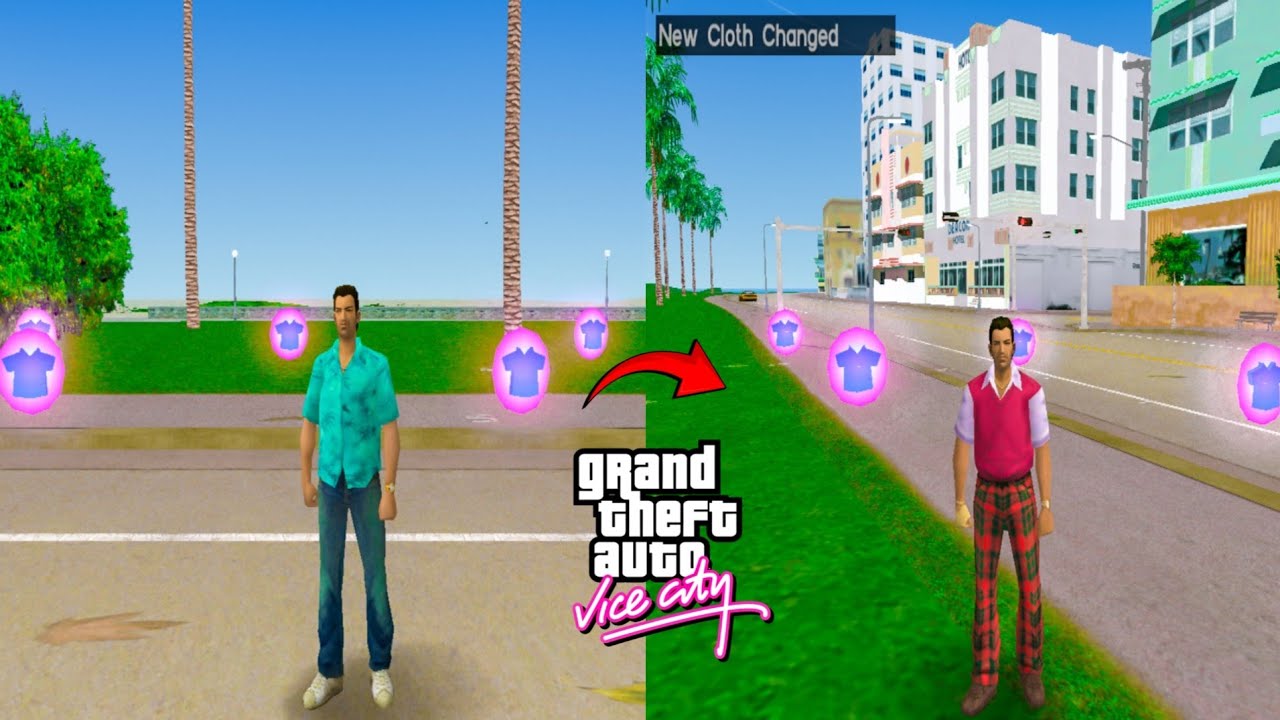 5 New Cloths Pickup 2 - GTA: Vice City