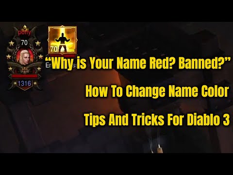 How to Change Your Name Color in Diablo 3
