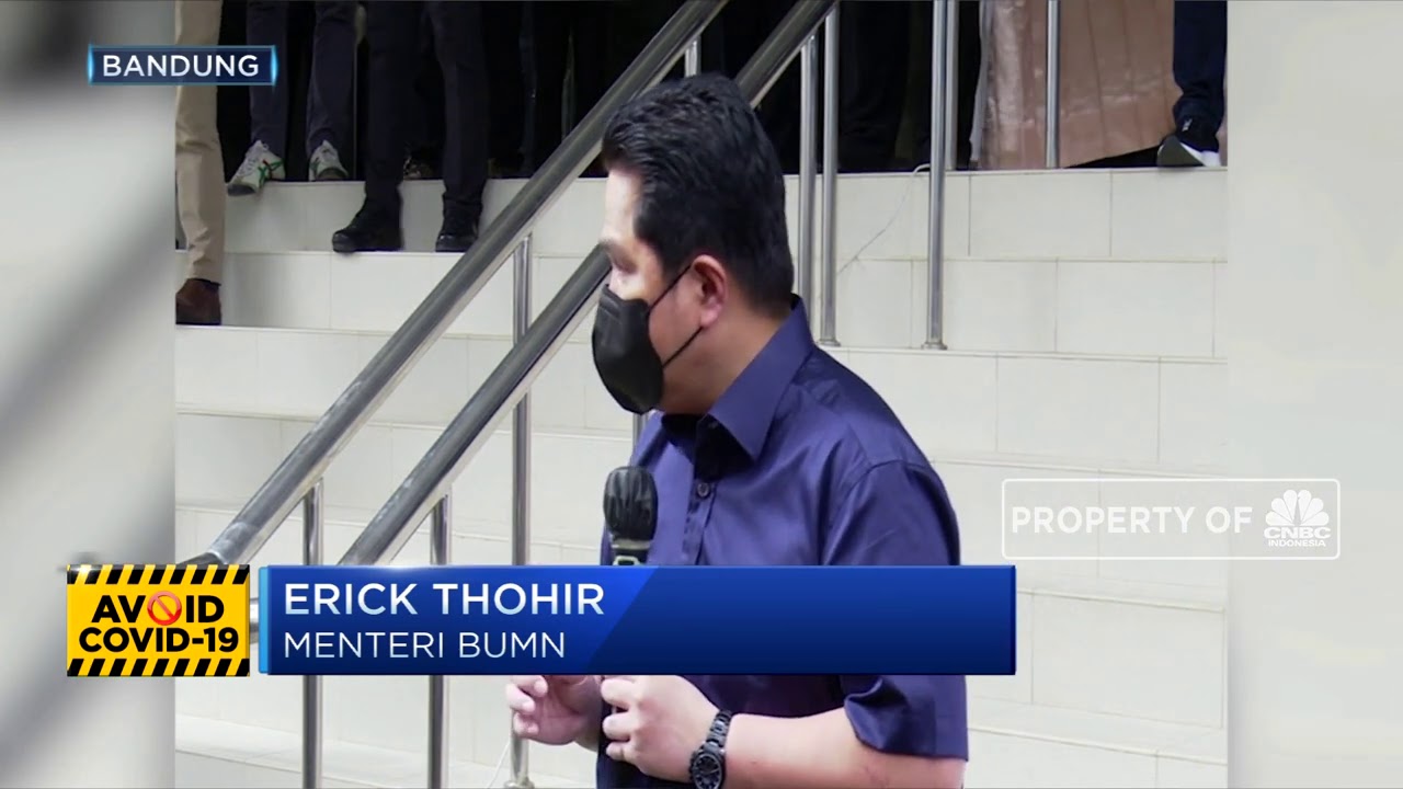 Erick Thohir Pastikan Bio Farma Produksi 100 Juta Dosis Vaksin Covid-19