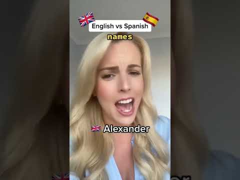 🇪🇸 What is the SPANISH version of your NAME? #spanish #learnspanish #names #bilingual