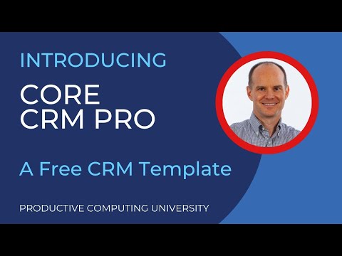 Free FileMaker CRM template - Core CRM Pro is available at PCU!