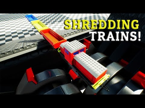 Steam Community :: Video :: Shredding Lego Trains In Huge Shredding Pit ...