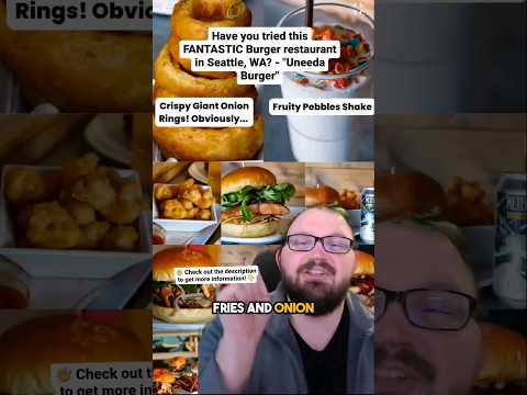 Have you tried this FANTASTIC Burger restaurant in Seattle, WA? - "Uneeda Burger" #shorts #seattle