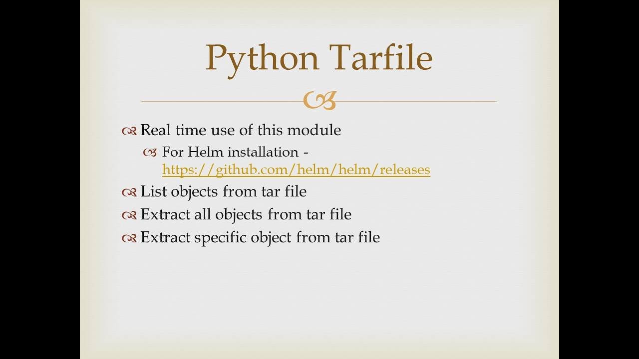 Python-Tarfile - (How to extract all objects & specific object from tar file) - Part3