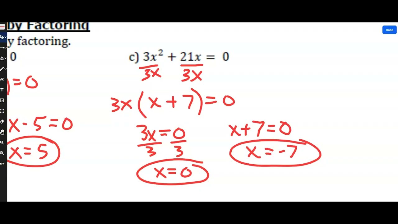 2-3c Notes   Algebra 2 Stailey