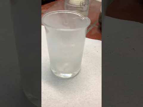 Piranha solution + Isopropyl alcohol 🧪 #shorts #chemistry