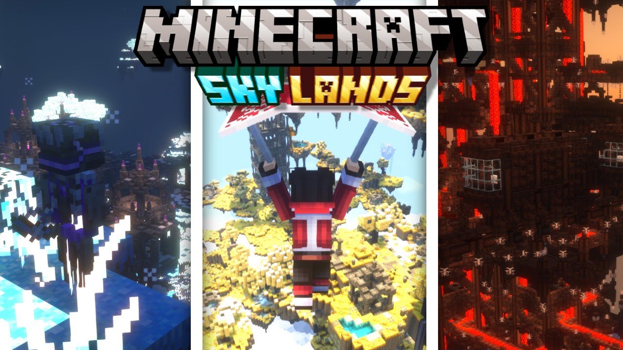 This Mod Turns Minecraft Into Zelda TOTK (The Skylands Forge 1.20.1 Mod Overview)