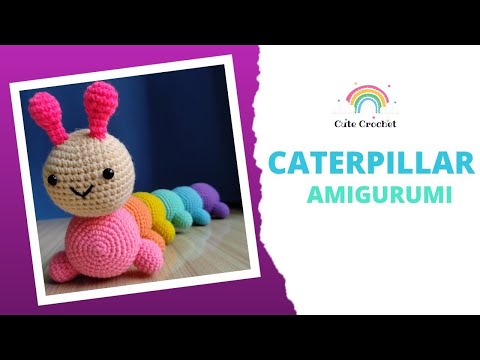 Crochet: Caterpillar Amigurumi || Easy Step-by-Step tutorial for Absol