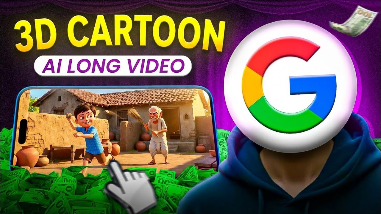 How To Create Long 3D Cartoon Story Videos Using AI (Step-by-Step Workflow)