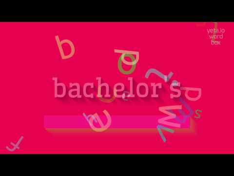 How to say "bachelor's"! (High Quality Voices)