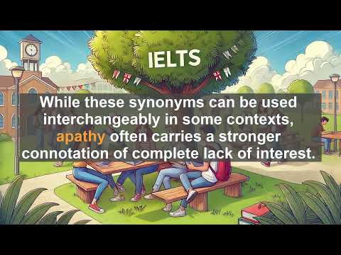 IELTS 8.0 Vocabulary Lesson: Apathy - Meaning, Common errors, Synonyms and Antonyms