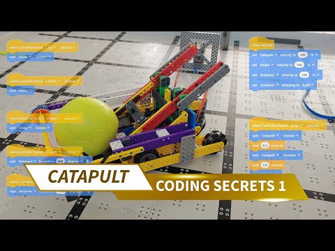 Coding in VEX IQ part 1 (Drive code) - how to program Misfire, Swish, choo choo, or any Catapult
