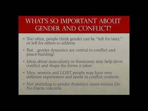 Gender and Conflict: New Directions in Theory and Practice