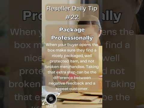 Reseller Daily Tip 22 Package Professionally #ebay #ebayseller #ebayreseller #shorts