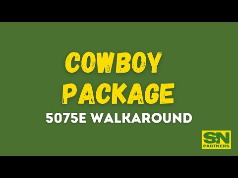 John Deere 5075E Compact Tractor Cowboy Package Walk-Around