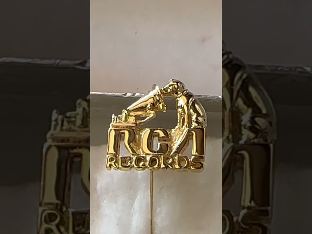 Nipper Mascot Dog RCA Records Brass Plated Stickpin | Arts ...