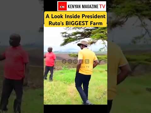 President Ruto and first Lady Mama Rachel Ruto Enjoying their farm