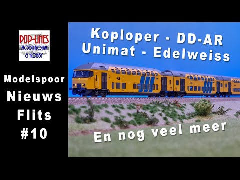 Modelspoor NieuwsFlits #10 | Met de NS DD-AR Koploper en nog veel meer