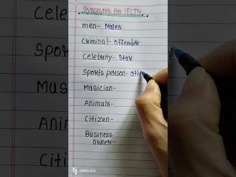 synonyms for IELTS #shortvideo #work hard