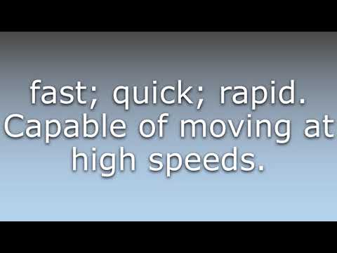 What does Swift mean?