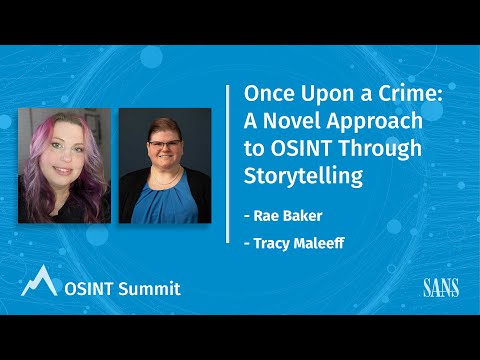 Once Upon a Crime: A Novel Approach to OSINT Through Storytelling