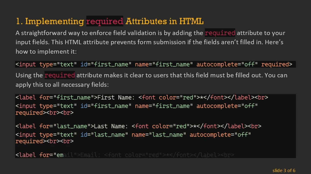 Fixing Your Form: Ensuring Required Fields are Filled Before Submission