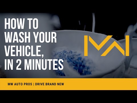 How to wash your vehicle, in 2 minutes | MW Auto Pros | Drive Brand New