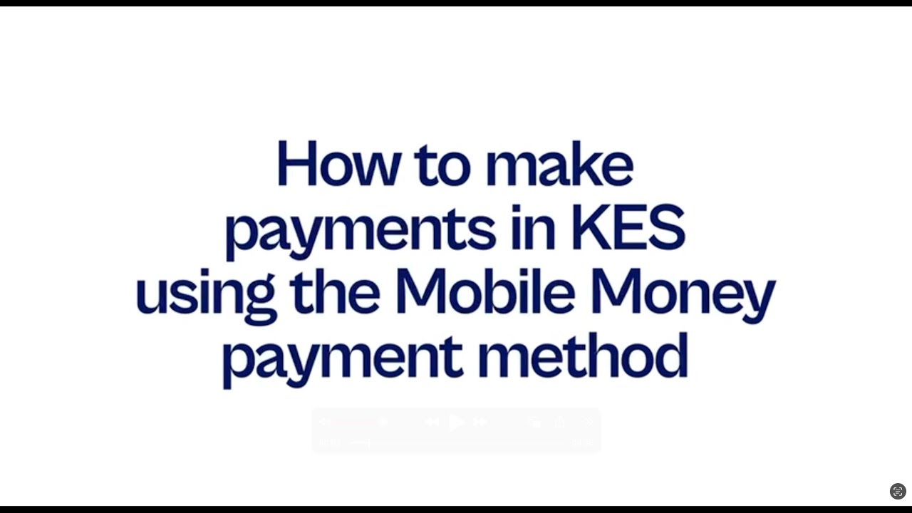 How to make KES payments using mobile money on Kora