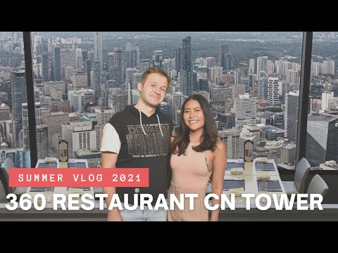 $350 DINNER AT THE CN TOWER 360 RESTAURANT | FANCY DINING, TORONTO, THE6ix | FANSI LANTANA