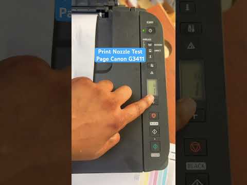 Print Nozzle Test Page in Canon Pixma G3411, G3415👨🔧🖨️ #bilalsworkshop #printer