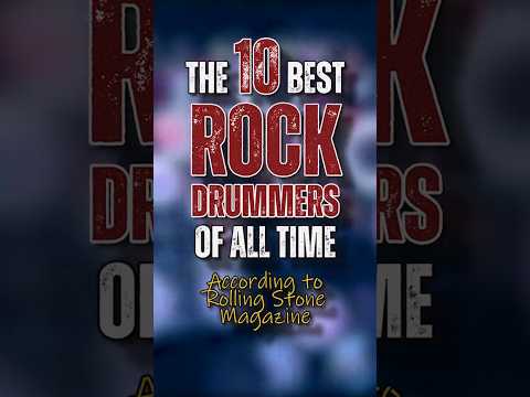 The 10 Best Rock Drummers of All Time According to Rolling Stone Magazine | #top10 #rockdrummers
