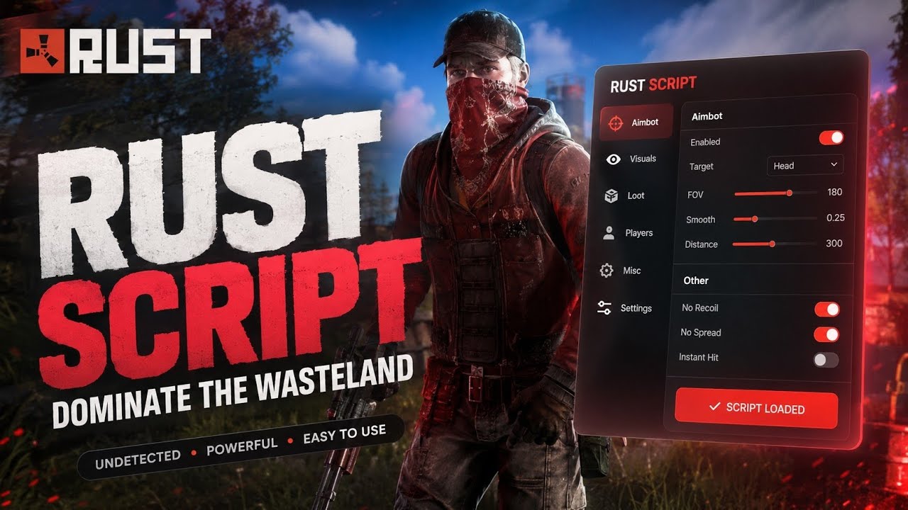 Rust Scripts 2026 - No Recoil + Aimbot - Best Rust Hacks PC