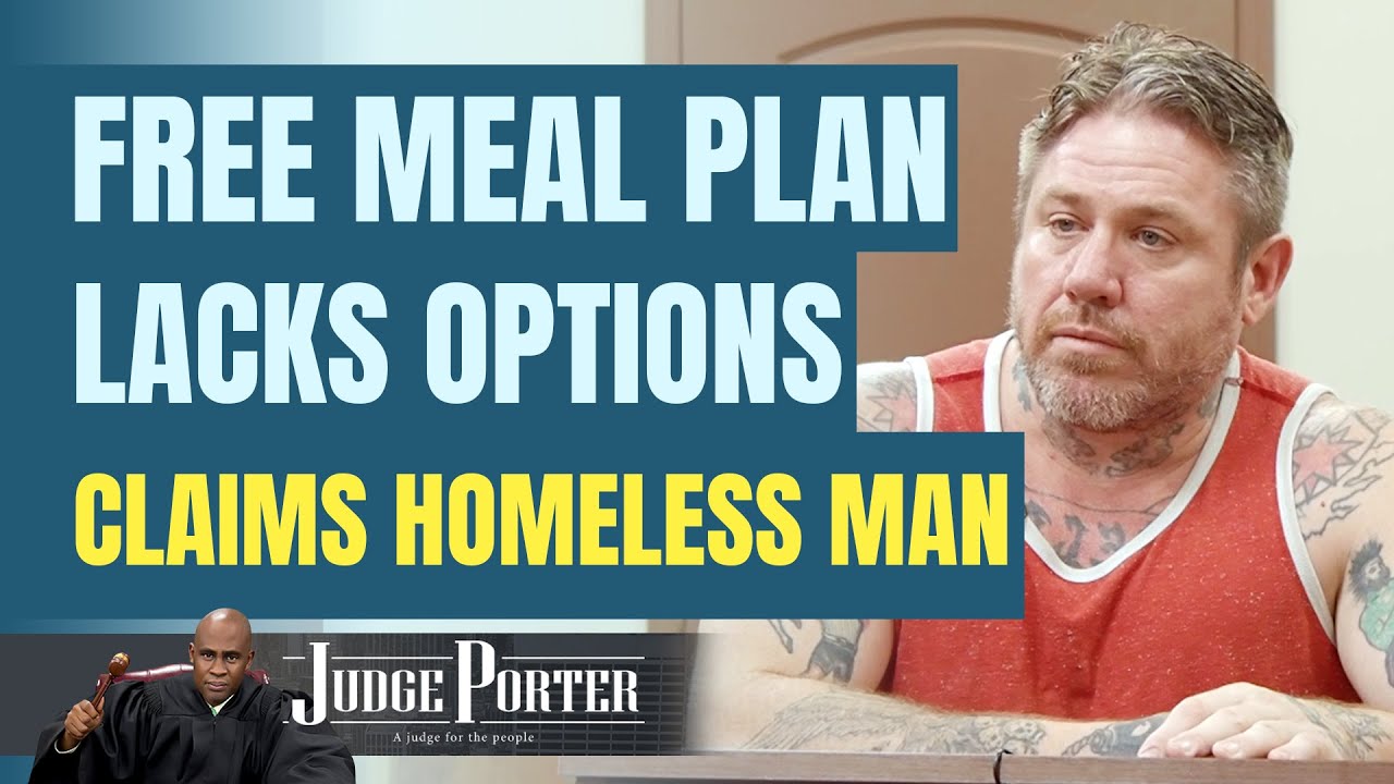 Homeless Man Not Happy With Free Food He's Getting.