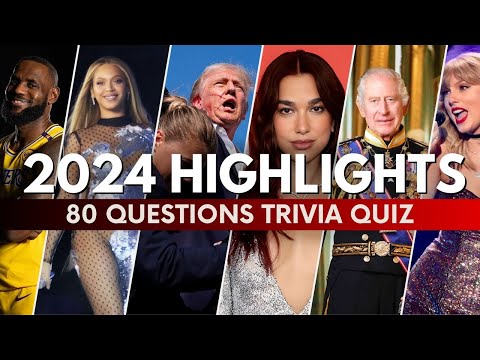Major Events of 2024 | 80 Trivia Questions You Can't Miss! #challenge