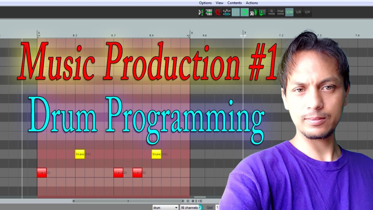 Drum programming 5 patterns cheat sheet | Music Production Tutorials level 1 | Shirshak Raj Kunwar