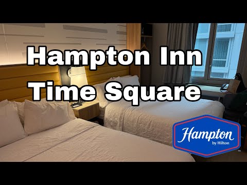 NYC Hotel Room With Million Dollar Views: Hampton Inn Time Square Room Tour 2506