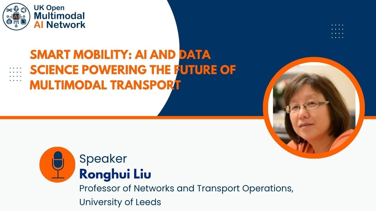Smart Mobility: AI & Data Science Powering the Future of Multimodal Transport | Ronghui Liu
