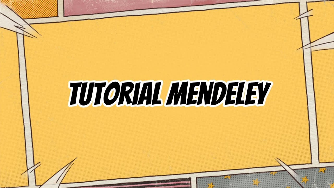 TUTORIAL MENDELEY DAN MATHTYPE