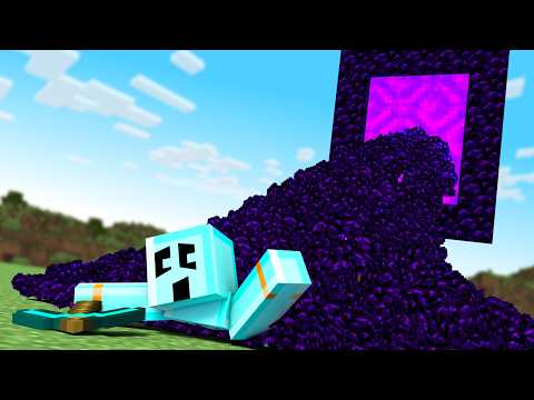 Minecraft but there’s 1,000,000 Obsidian