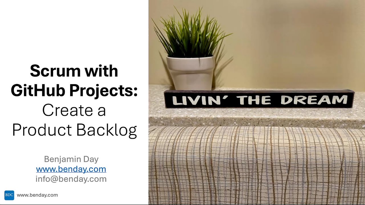 Scrum with GitHub Projects: The Product Backlog (Demo)