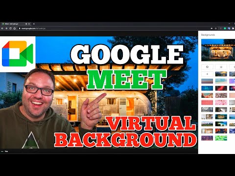 How to Change Background in Google Meet |  Add Virtual Background