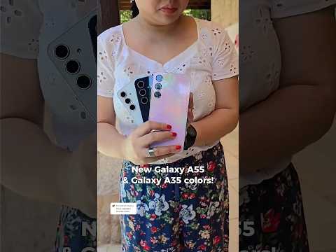 Samsung Galaxy A55 and A35 colors