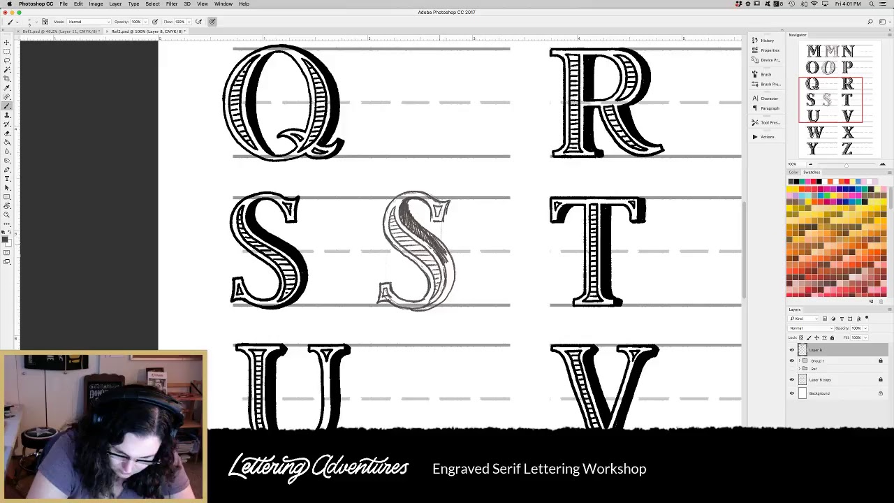 LIVE: Engraved Serif Lettering Workshop