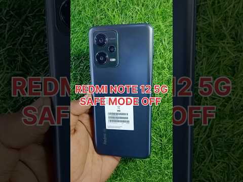 How To Off Safemode From Redmi Note 12 5G ⚡ How To Remove Safemode In Android 🔥🔥 #shorts #viral