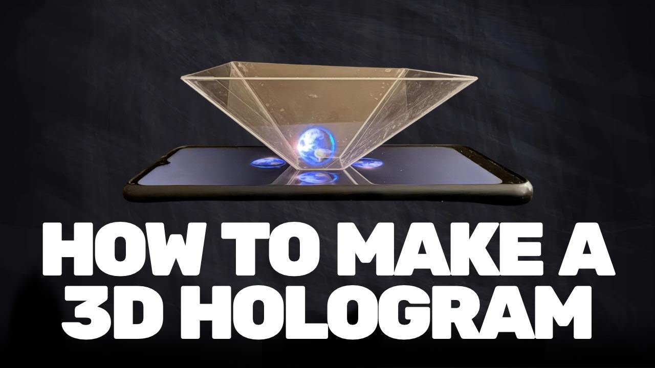 Turn Your Smartphone into a 3D Hologram Projector