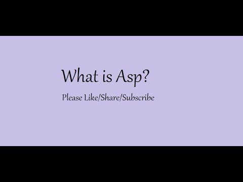 What is Asp?
